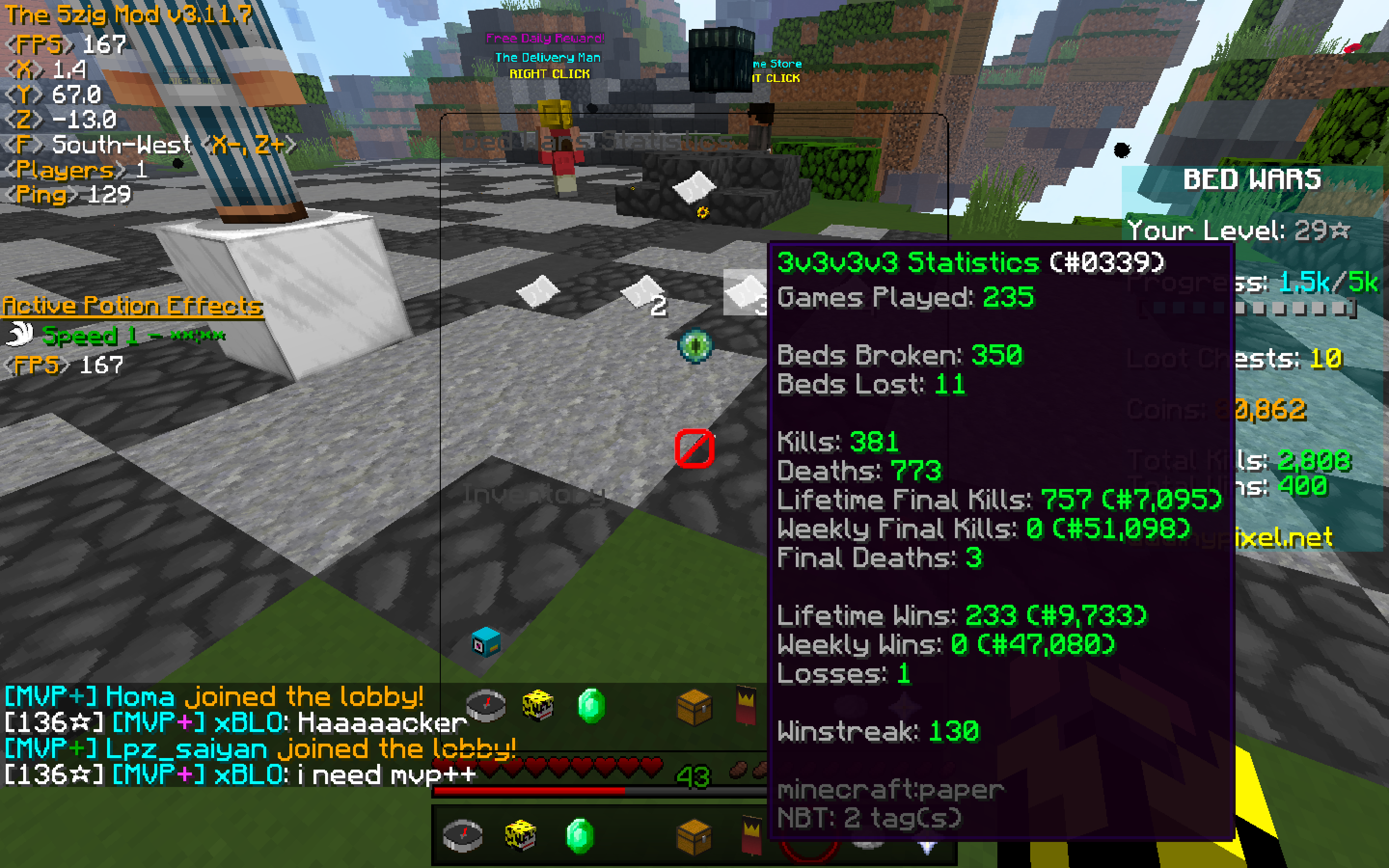 Make the /bw stats default to this. · Issue #299 · andrei1058/BedWars1058 · GitHub