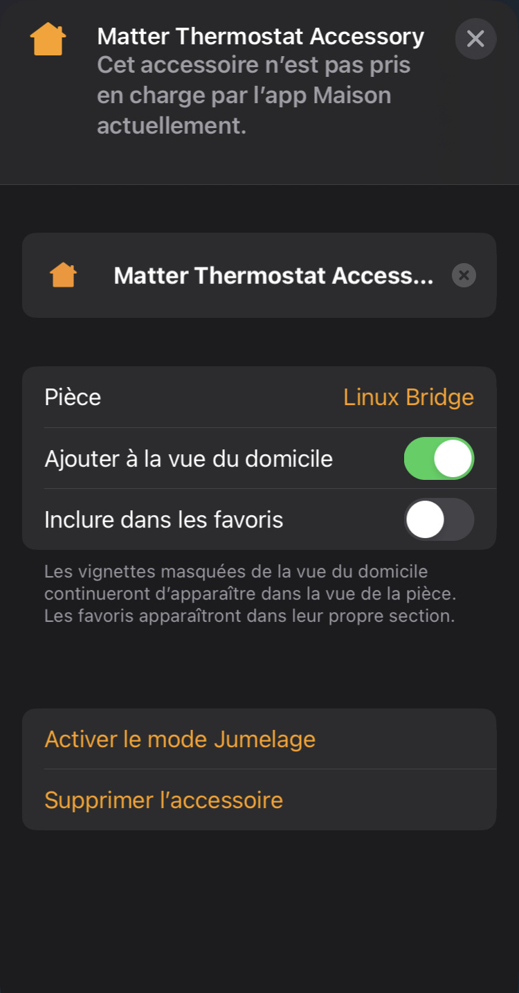 [BUG] Linux thermostat-app example not recognized in iOS 16.2 beta · Issue #23596 · project-chip ...