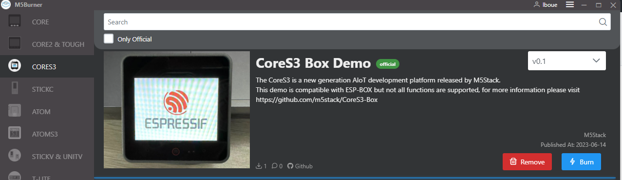 First page is empty at startup for M5Stack CoreS3 ESP32S3 (AEGHB-248) · Issue #82 · espressif ...