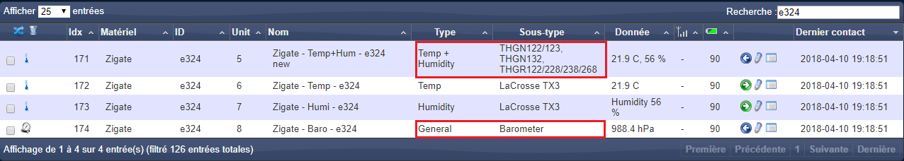 Device THB pour capteur de température humidité pression atmosphérique Xiaomi Aqara · Issue #79 ...