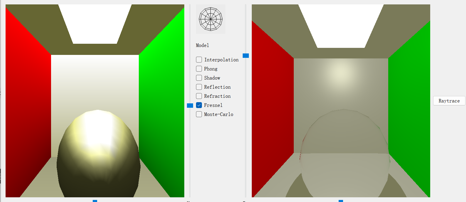GitHub - ZioulePang/Ray-tracing: 包括Blinn-Phong，shadow，Fernel，折射以及反射
