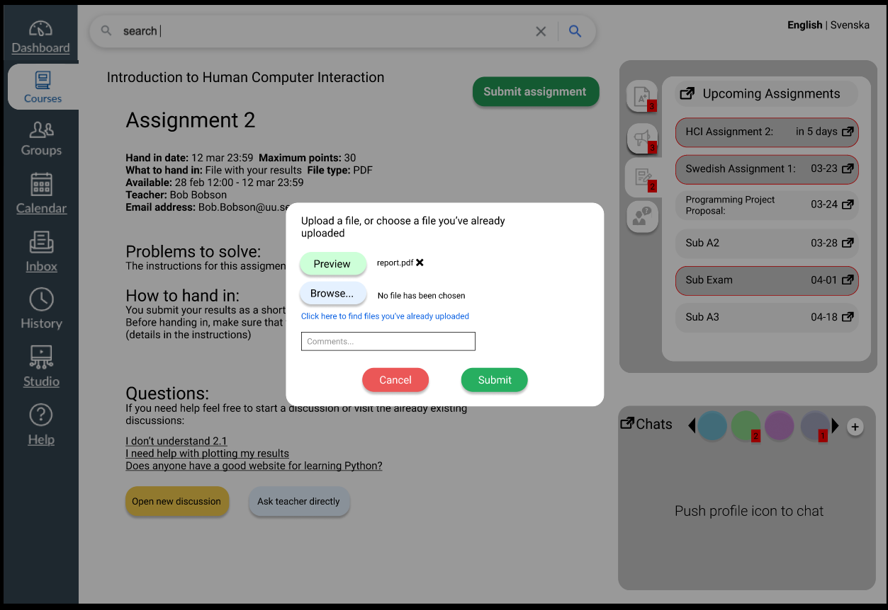 UX Improvement based on student project · Issue #1829 · instructure/canvas-lms · GitHub