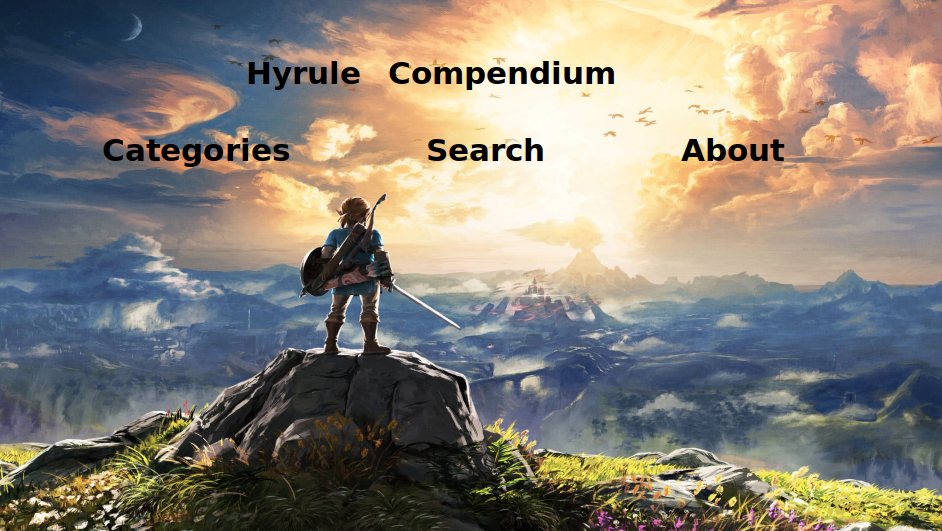GitHub - panamabilly/Hyrule-Compendium-React-App: The Breathe of the ...