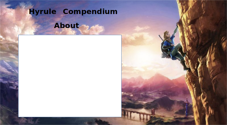 GitHub - panamabilly/Hyrule-Compendium-React-App: The Breathe of the Wild Compendium is a React ...