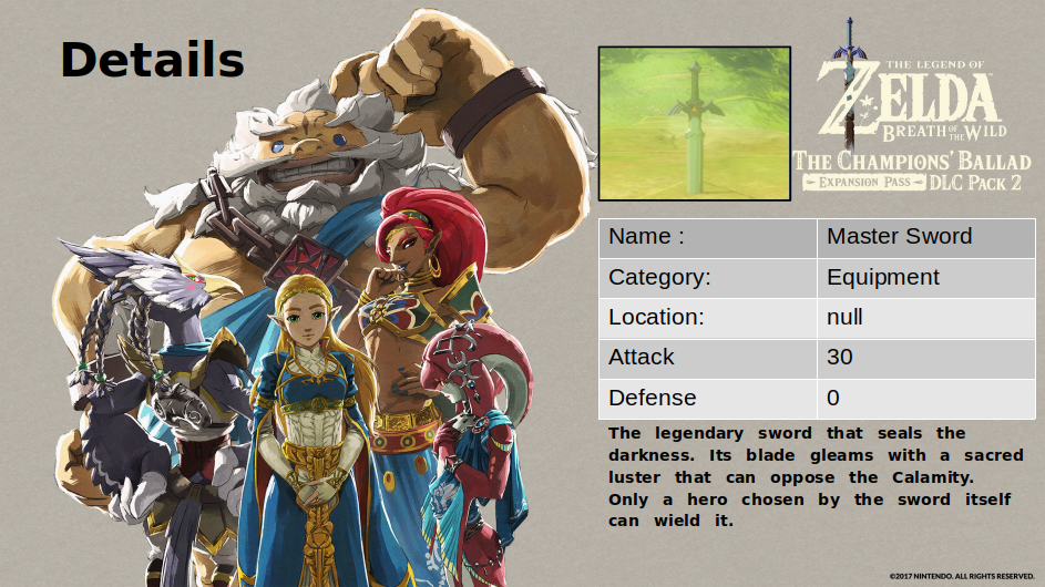 GitHub - panamabilly/Hyrule-Compendium-React-App: The Breathe of the Wild Compendium is a React ...