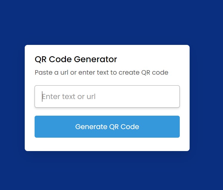 Github Vijayrathod20qr Code Generator Its Generates Qr Code Of Text And Url Created Using