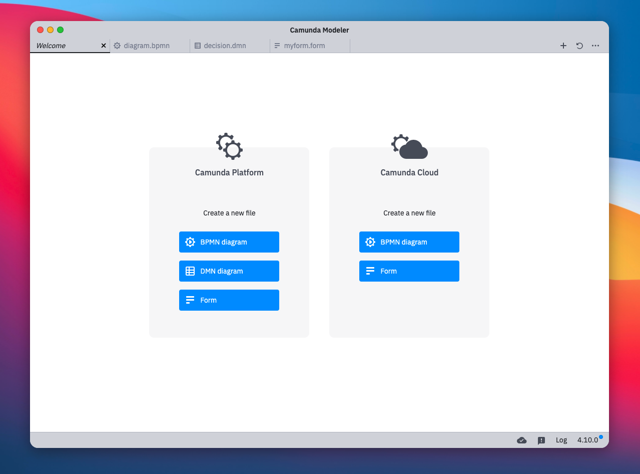 improve welcome tab UI · Issue #2479 · camunda/camunda-modeler · GitHub