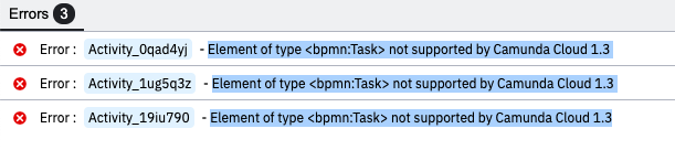 Cannot copy&paste Linting error messages on Mac · Issue #2716 · camunda/camunda-modeler · GitHub