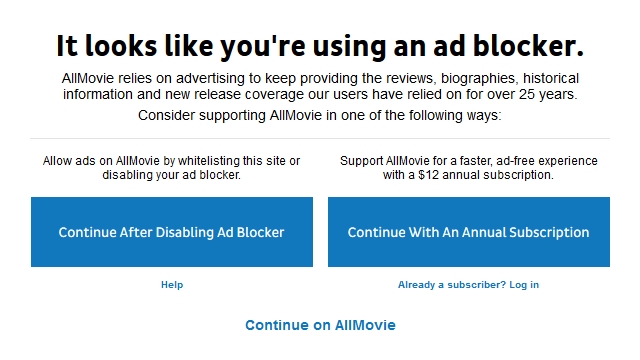 AllMovie.com [Anti-adblock] · Issue #9439 · uBlockOrigin/uAssets · GitHub