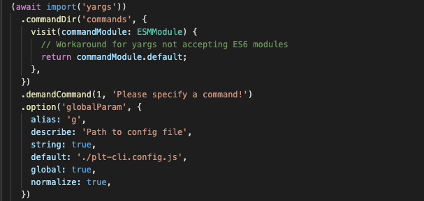 [@types/yargs] Add support for global options defined outside of CommandModule · Issue #52069 ...