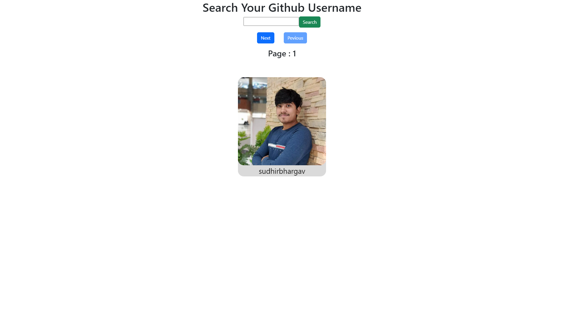 GitHub - sudhirbhargav/Github_Username_project: In this website a user ...