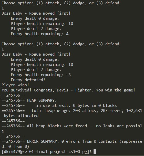GitHub - daviskimCS/CombatChaosRPG: Text-based Combat RPG in C++
