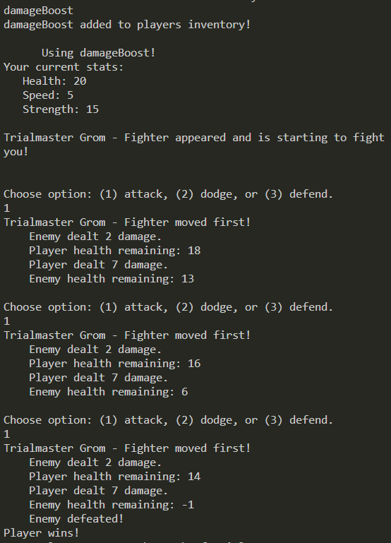 GitHub - daviskimCS/CombatChaosRPG: Text-based Combat RPG in C++