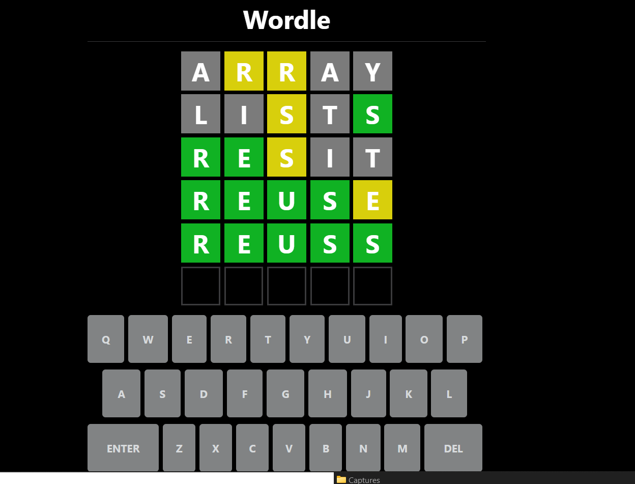 GitHub - Osireg17/Wordle-Clone: Making a copy of the New York Times wordle clone