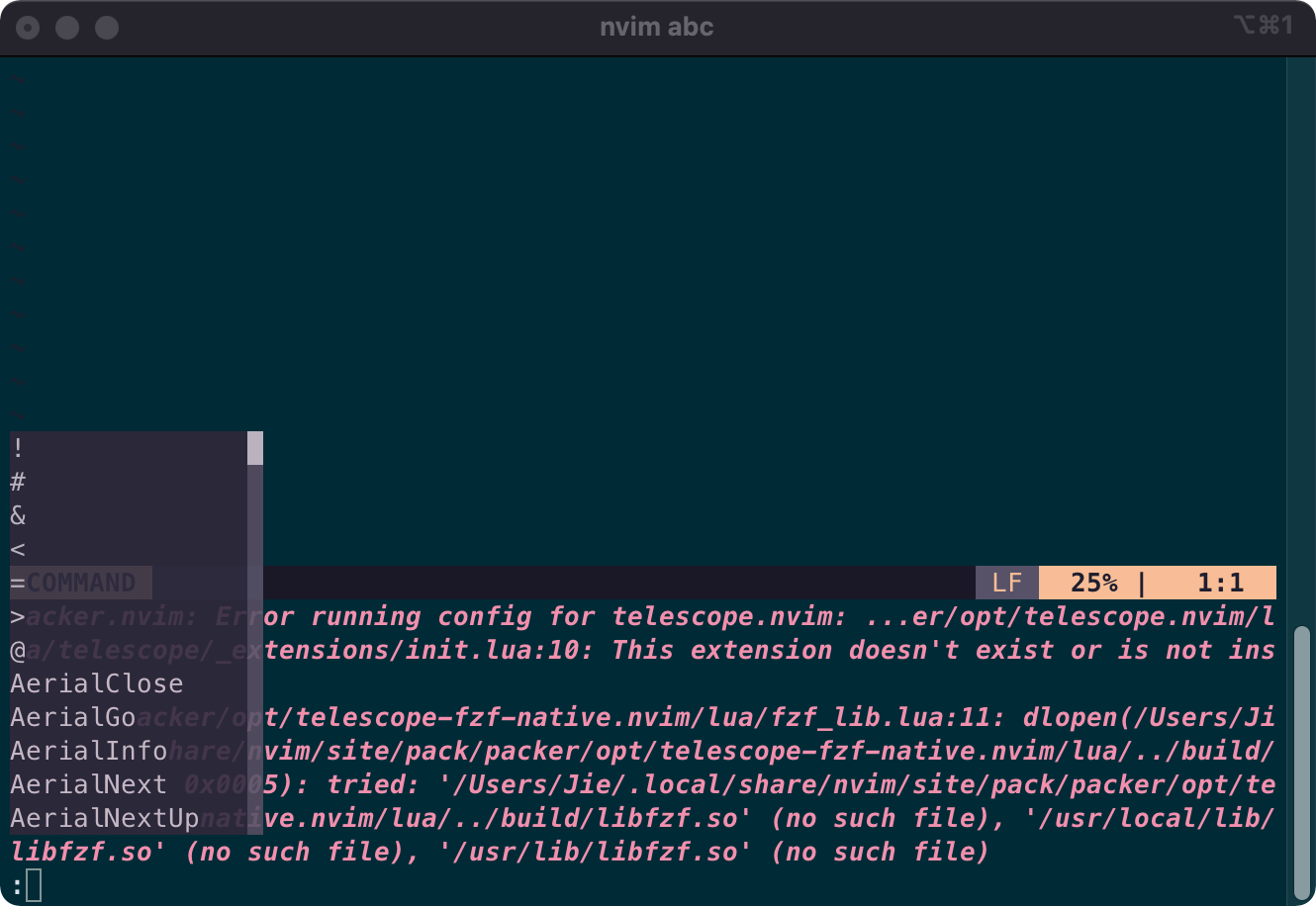 命令模式提示错误 · Issue #93 · ayamir/nvimdots · GitHub
