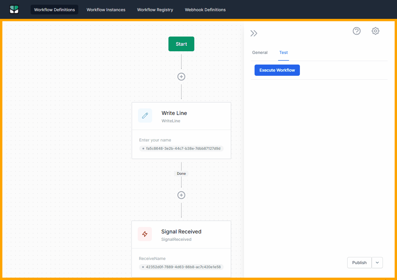 "Test Workflow" button does not turn into "Stop Workflow" · Issue #1632 ...