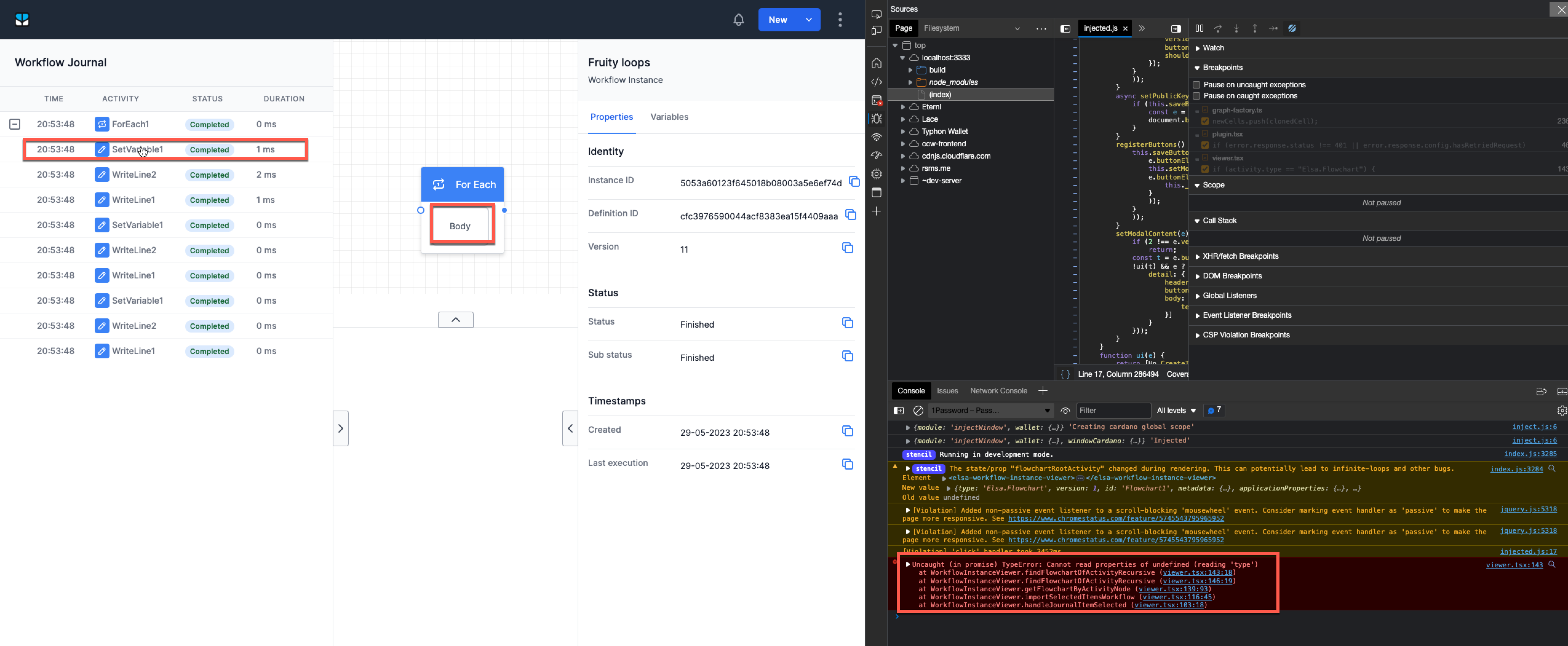Workflow Journal doesn't open child graphs for activities other than workflow definitions ...