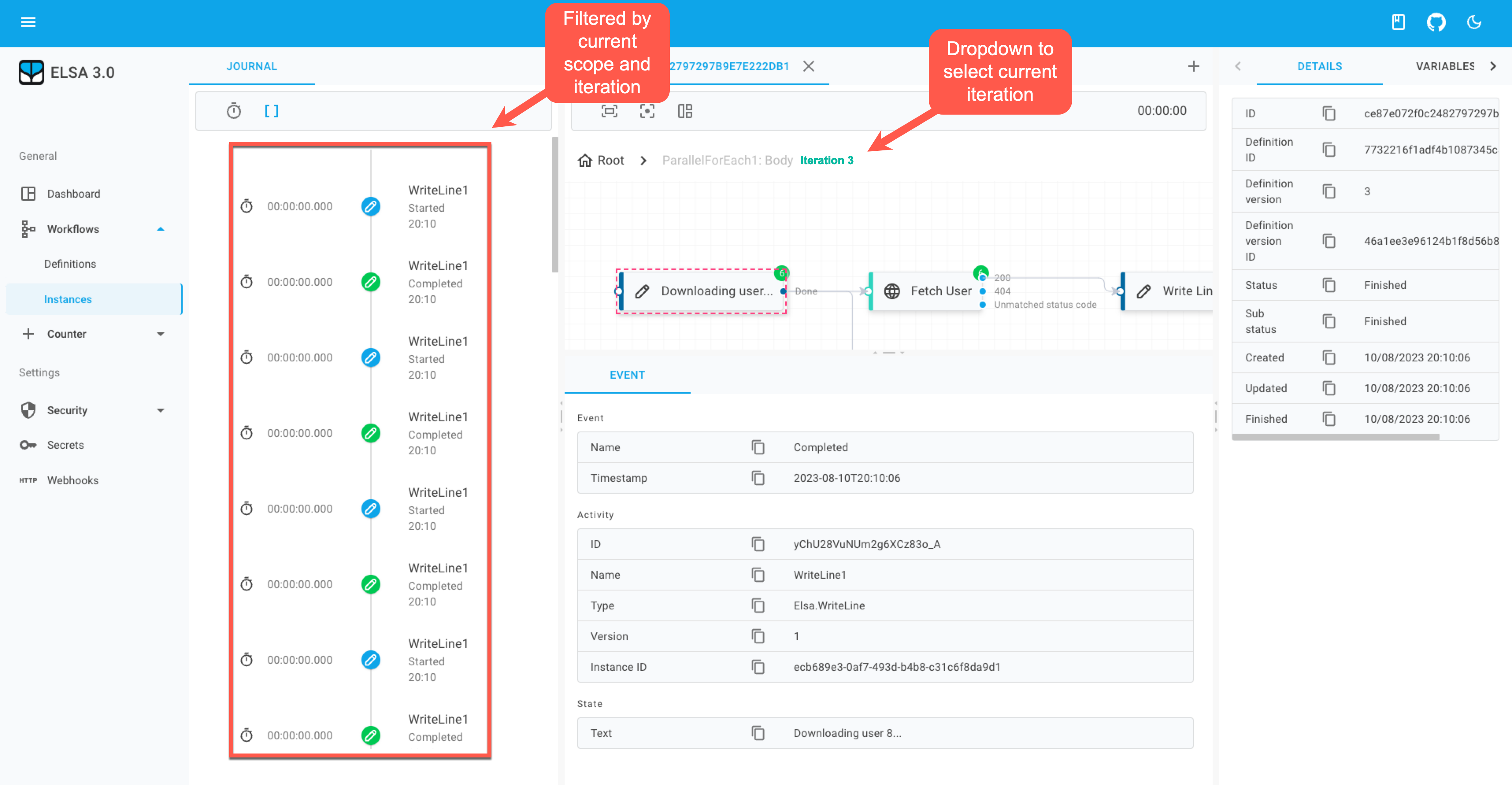 Feature Enhance Workflow Instance Viewer To Display Activity State By Scope · Issue 20 · Elsa
