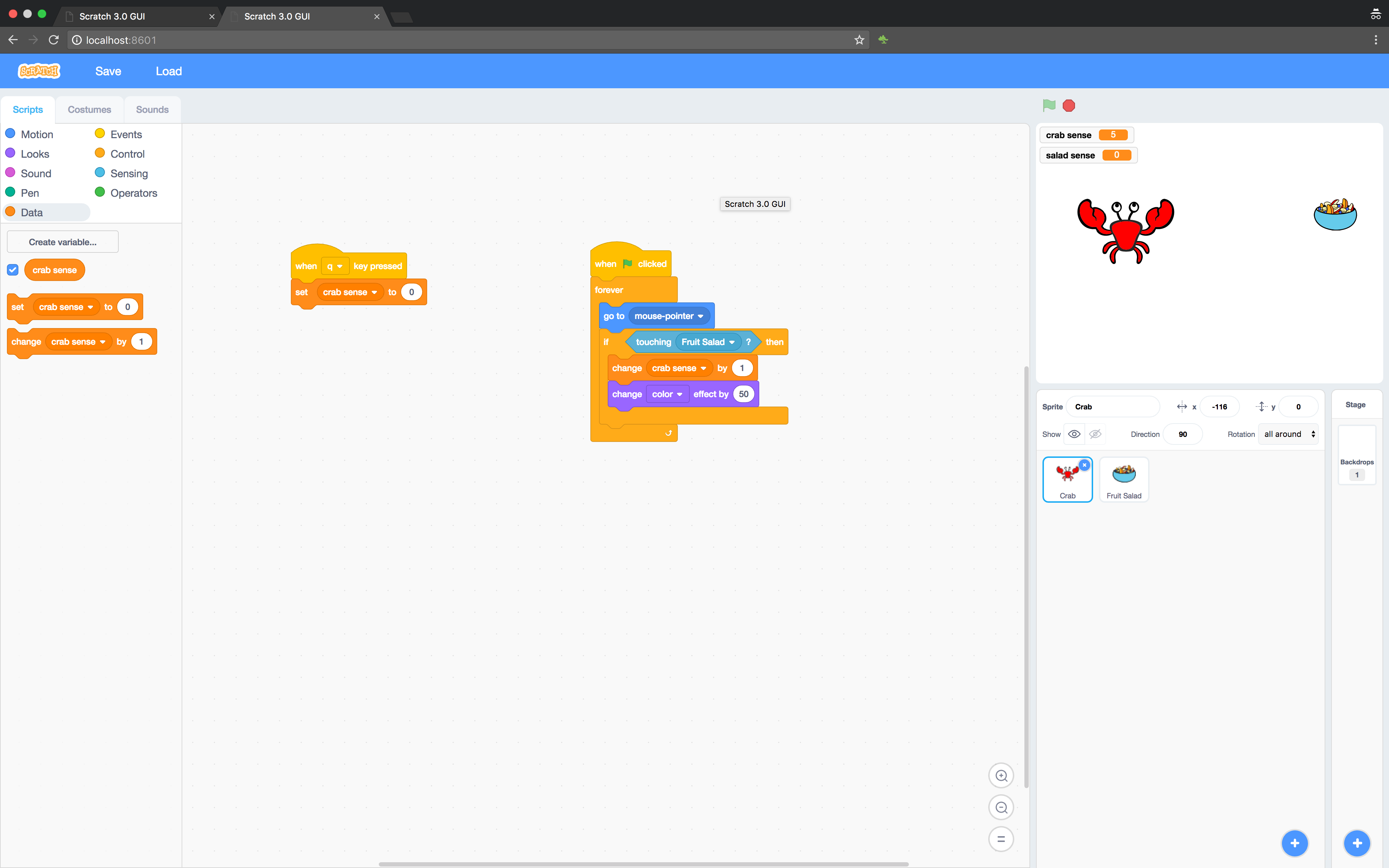 Data Variables Scoped To Sprite When Loading Saved Project · Issue 461 · Scratchfoundation