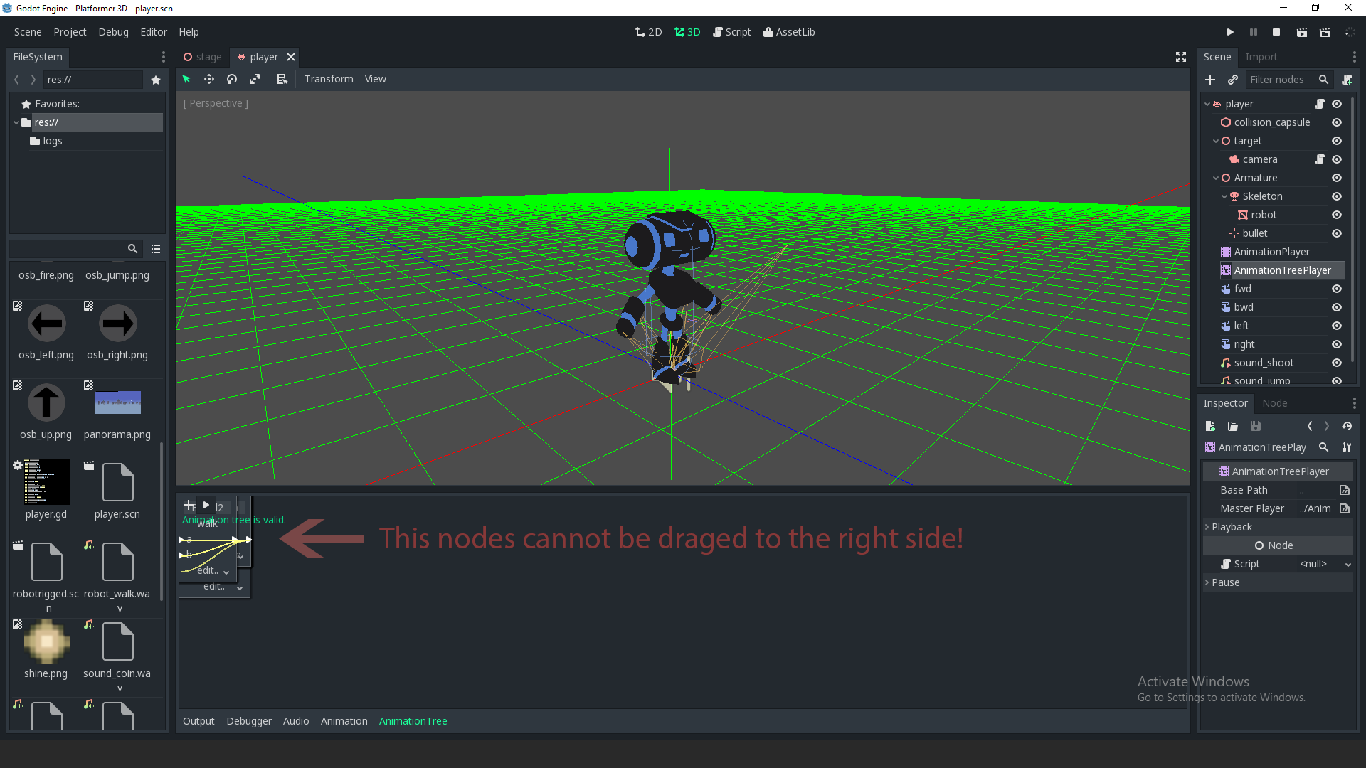 AnimationTree dock has all nodes stacked together in a corner · Issue #12036 · godotengine/godot ...