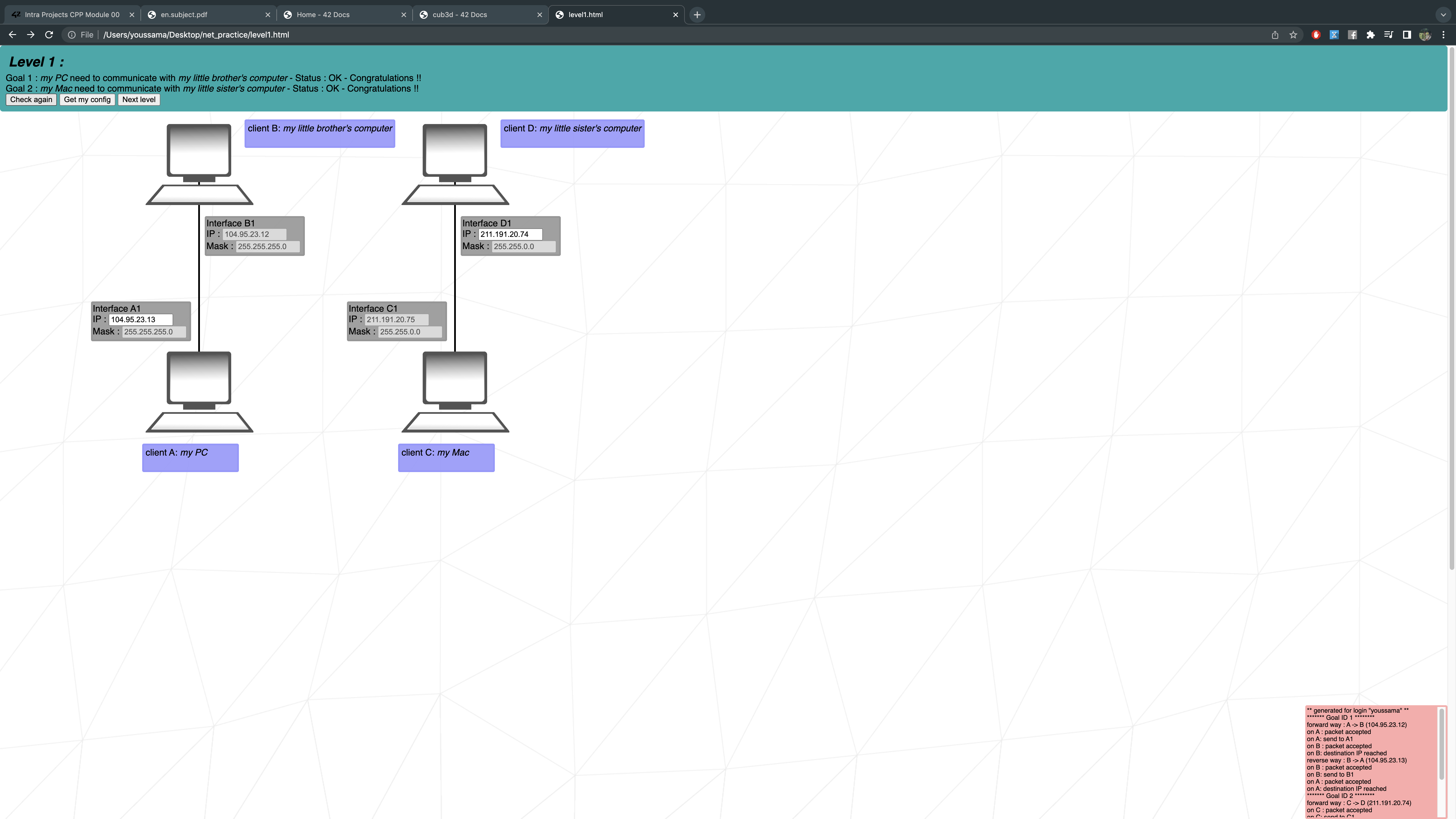 GitHub - ucefooo/net_practice: 42 Network project Net practice