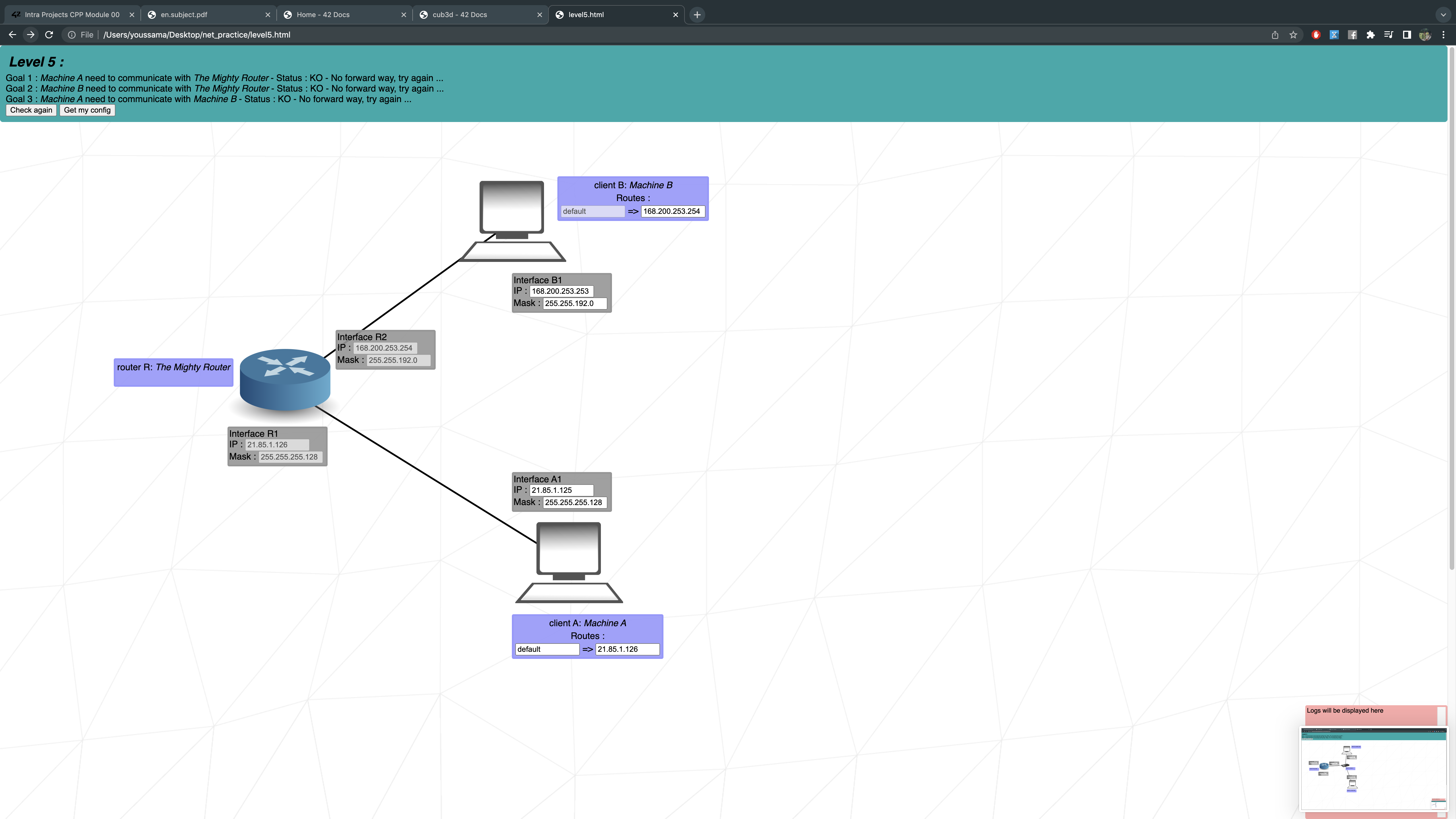 GitHub - ucefooo/net_practice: 42 Network project Net practice