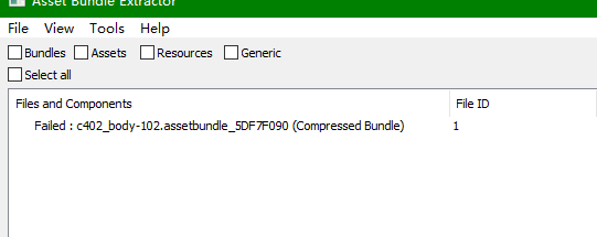 A different Assetbundle,how to decompress it. · Issue #510 · SeriousCache/UABE · GitHub