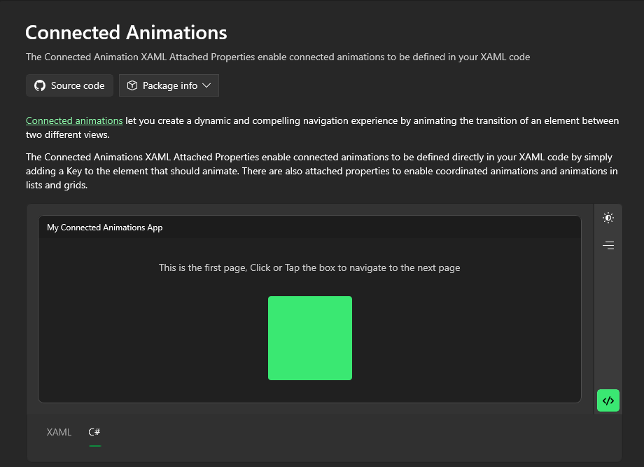 Gallery missing in-app sample source code · Issue #230 · CommunityToolkit/Windows · GitHub