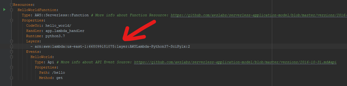 Run And Debug Lambda With Layers Defined In Templateyaml · Issue 964 · Awsaws Toolkit