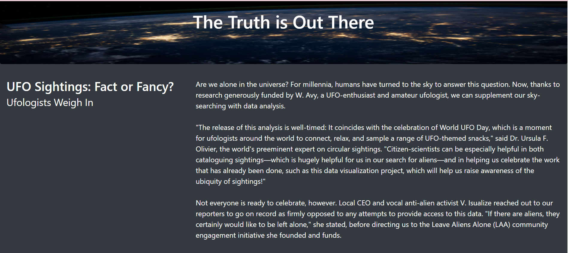 GitHub - pavelt224/UFOs: Java Script Learning