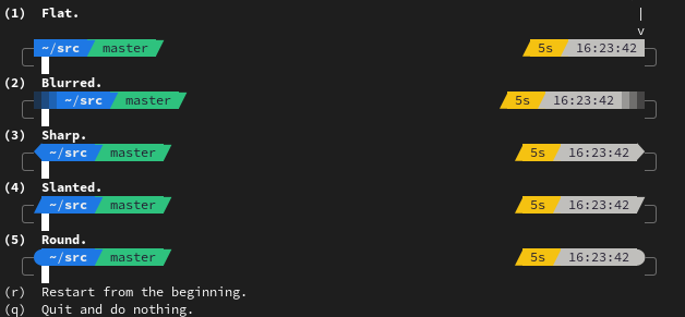 Slanted left character is off by one character · Issue #2401 · romkatv ...