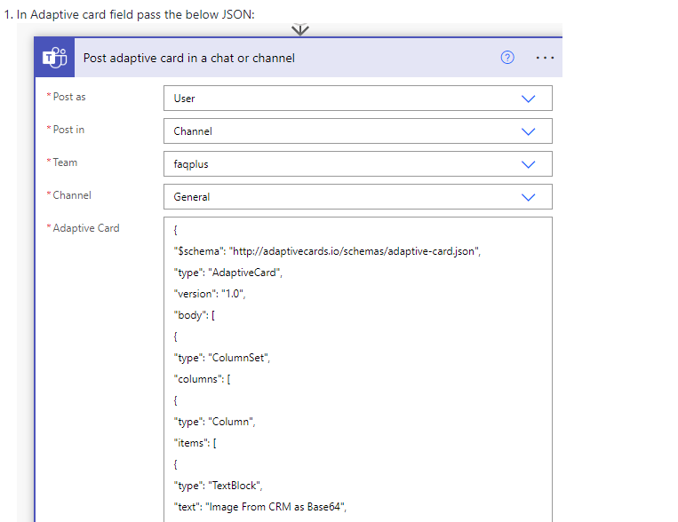 Data Uri for images in Adaptive Card not working on MsTeams application (Web and Desktop version ...