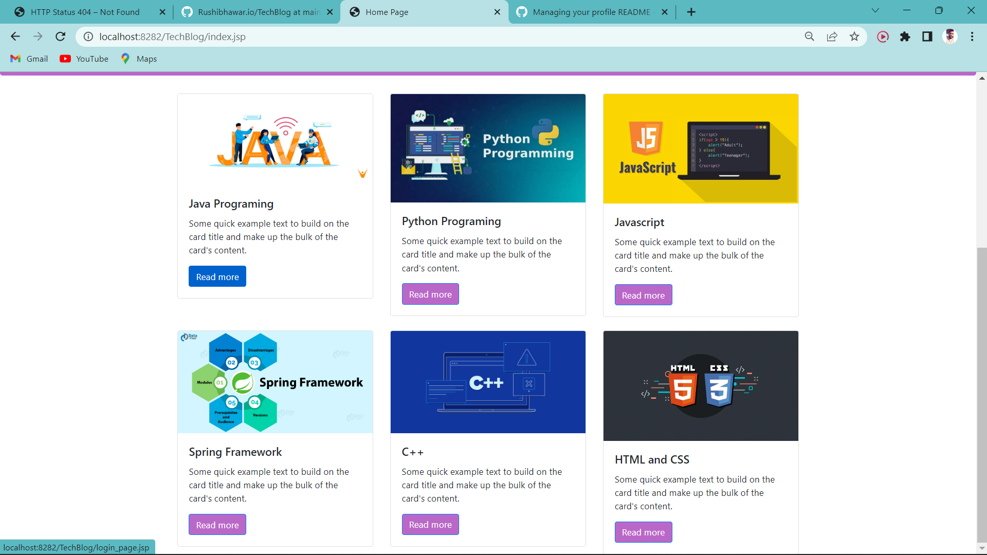 GitHub - Rushibhawar/Rushibhawar.io: A java based tech blog web application which allows user to ...