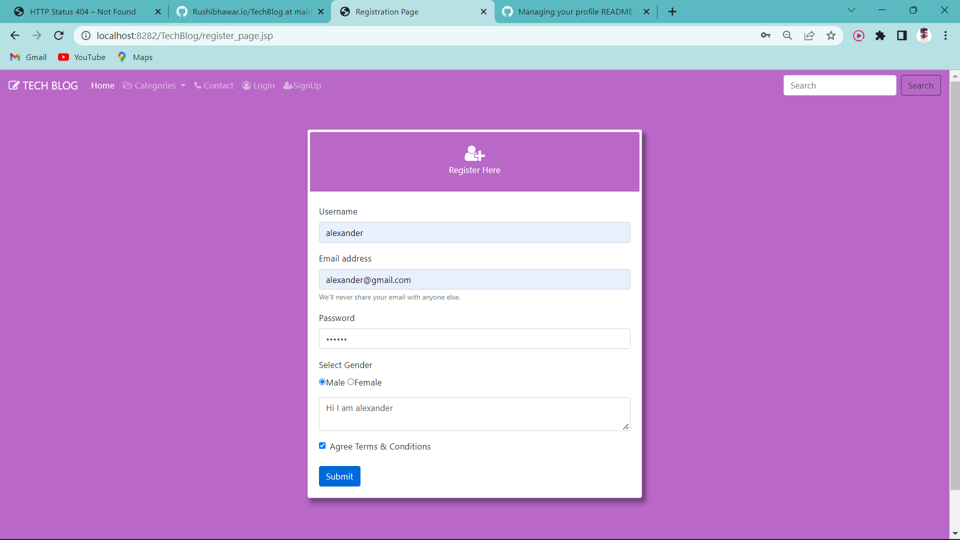 GitHub - Rushibhawar/Rushibhawar.io: A java based tech blog web ...
