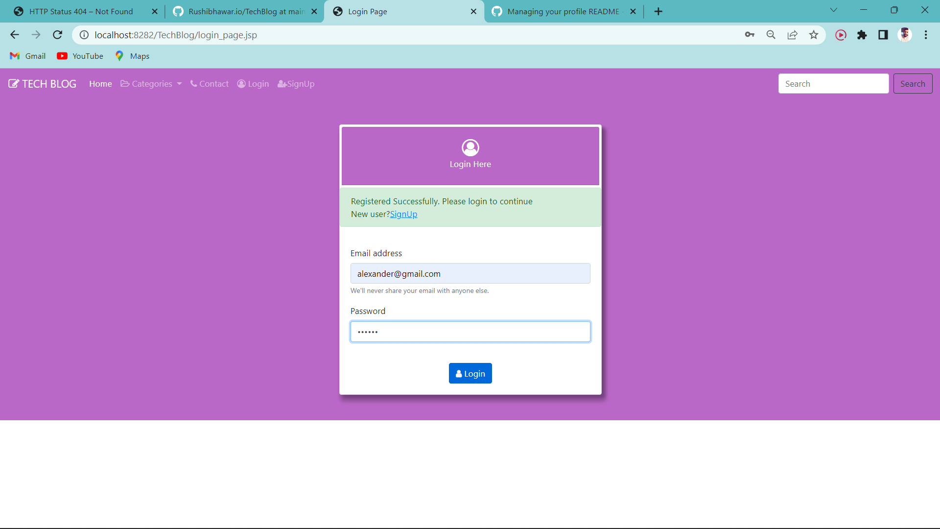 GitHub - Rushibhawar/Rushibhawar.io: A java based tech blog web application which allows user to ...