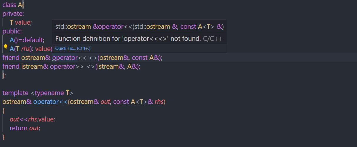 Create Declaration Definition Generates Invalid Code For A Friend Declaration In A Template