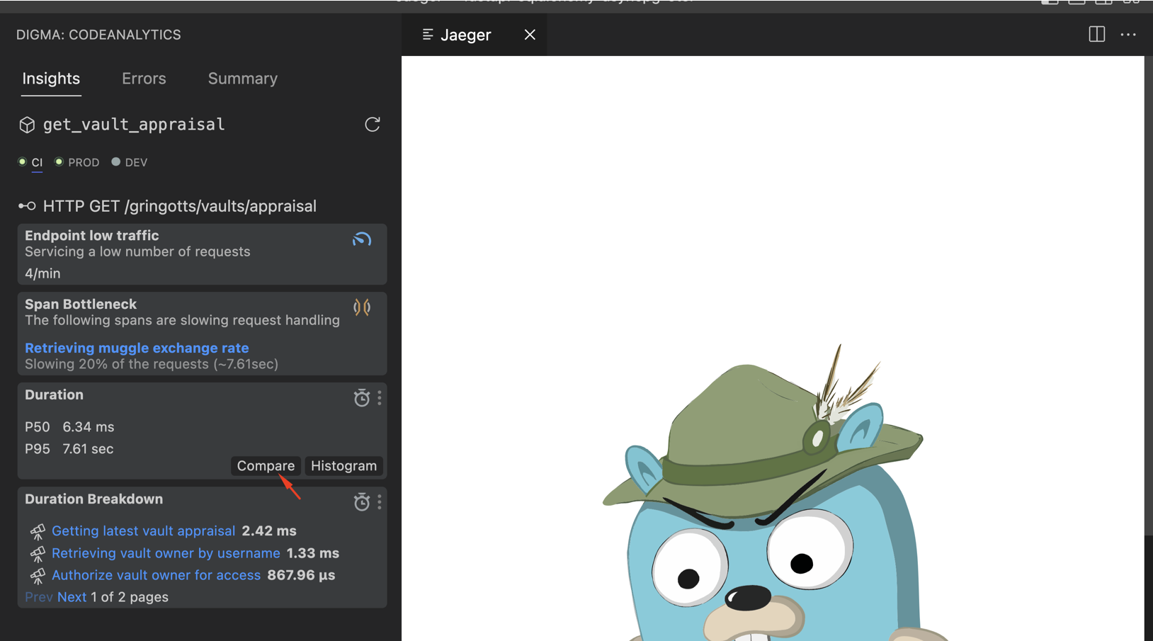jaeger -compare is not working · Issue #231 · digma-ai/digma-vscode-plugin · GitHub