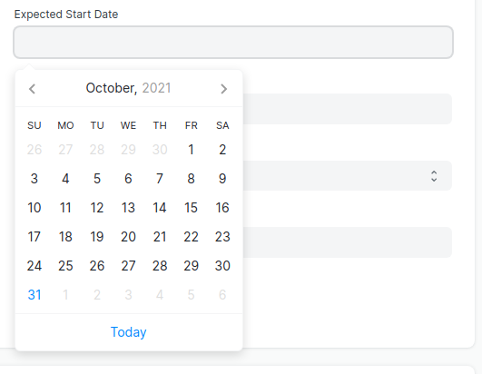 Select date picker widgets first date of week · Issue #14912 · frappe/frappe · GitHub