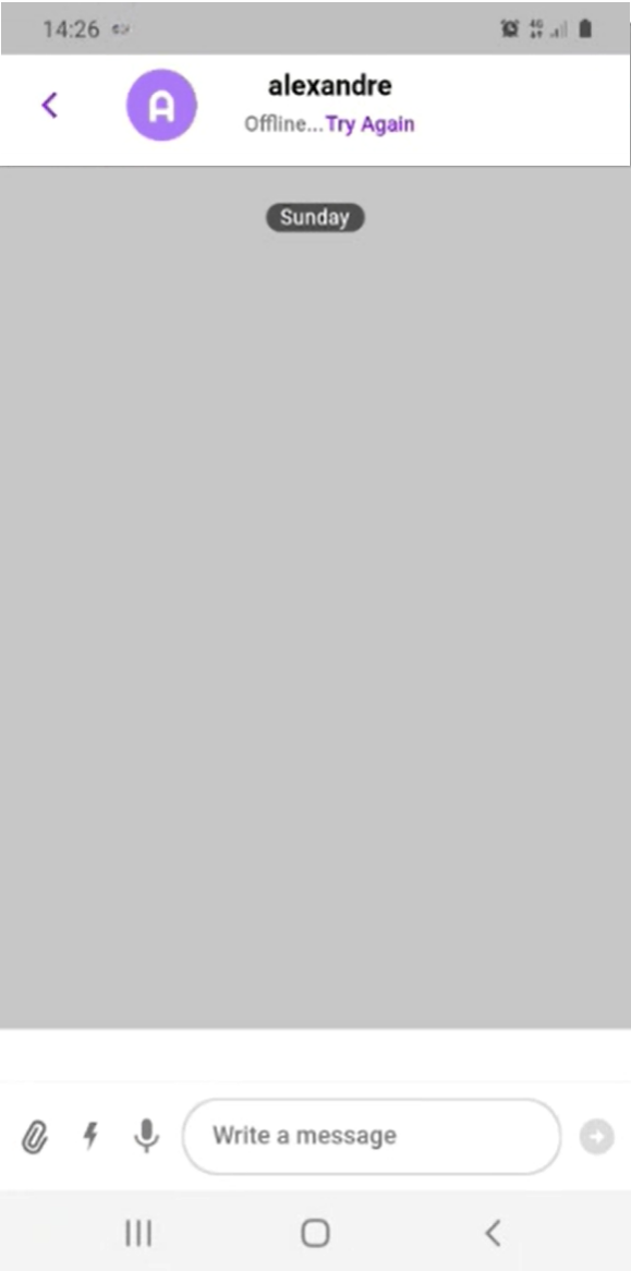 The chat screen becomes gray during a few seconds when sending a voice message · Issue #814 ...