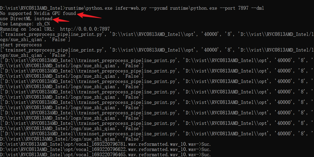 帮帮a卡用户吧 · Issue #1114 · RVC-Project/Retrieval-based-Voice-Conversion-WebUI · GitHub