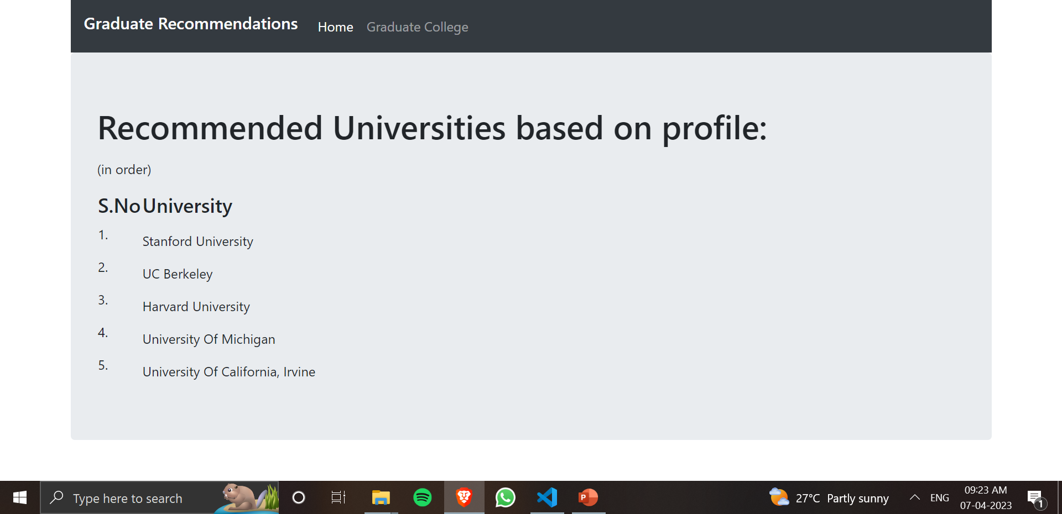 GitHub - juhishake/University-Recommendation-System---Data-Science-Project: In this project ...