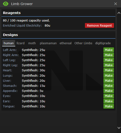 Alien Limb Grower menu doesn't show things normally. · Issue #74875 · tgstation/tgstation · GitHub