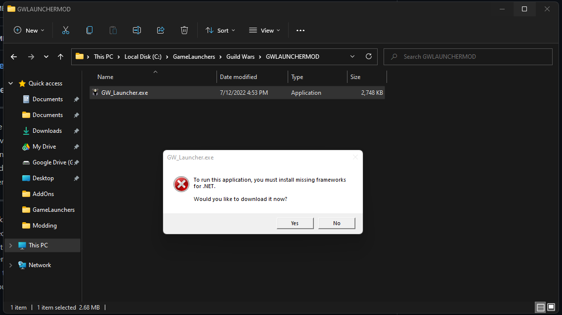 Missing Frameworks · Issue #46 · gwdevhub/gwlauncher · GitHub