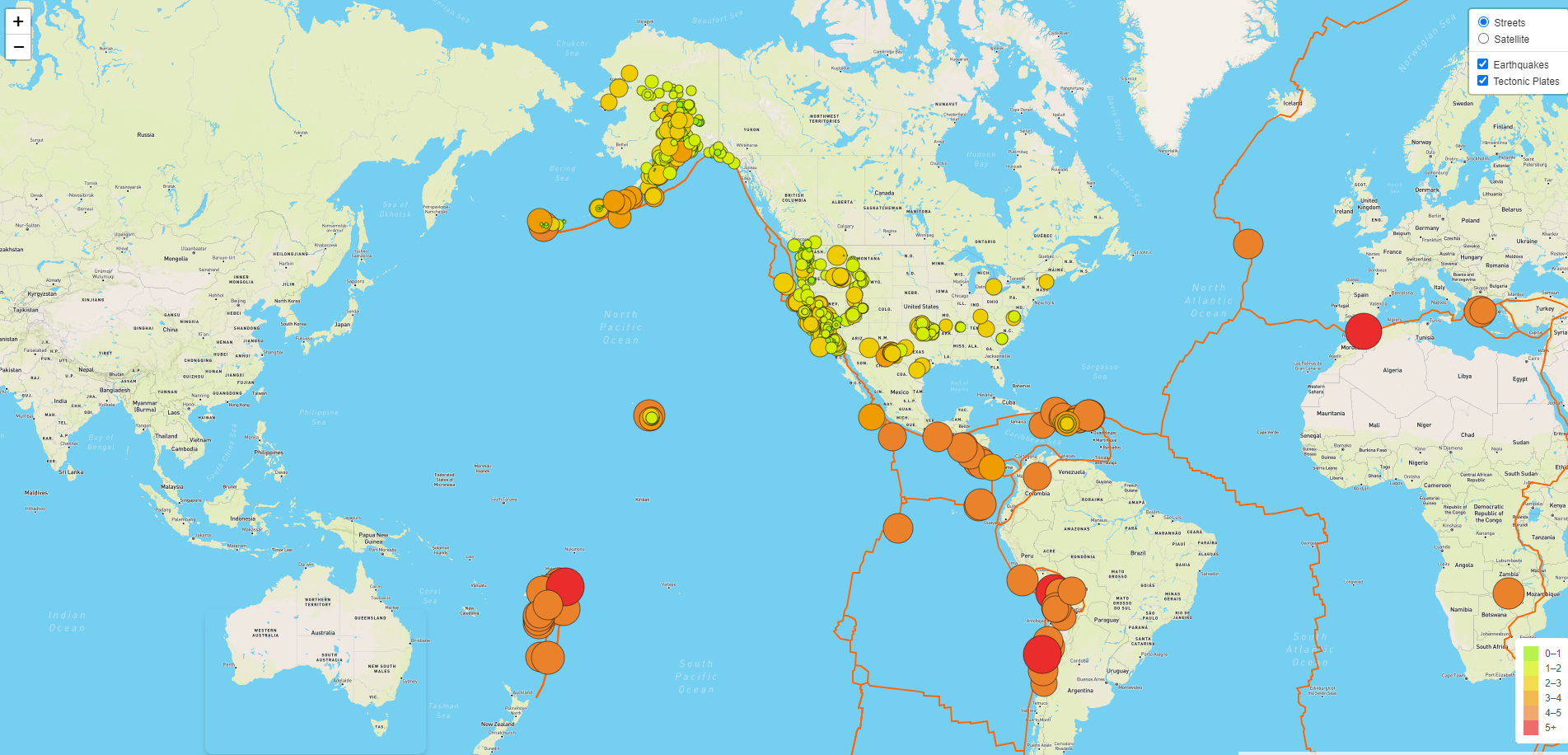 GitHub - jvvyas/Mapping_Earthquakes: To populate a Geographical Map ...
