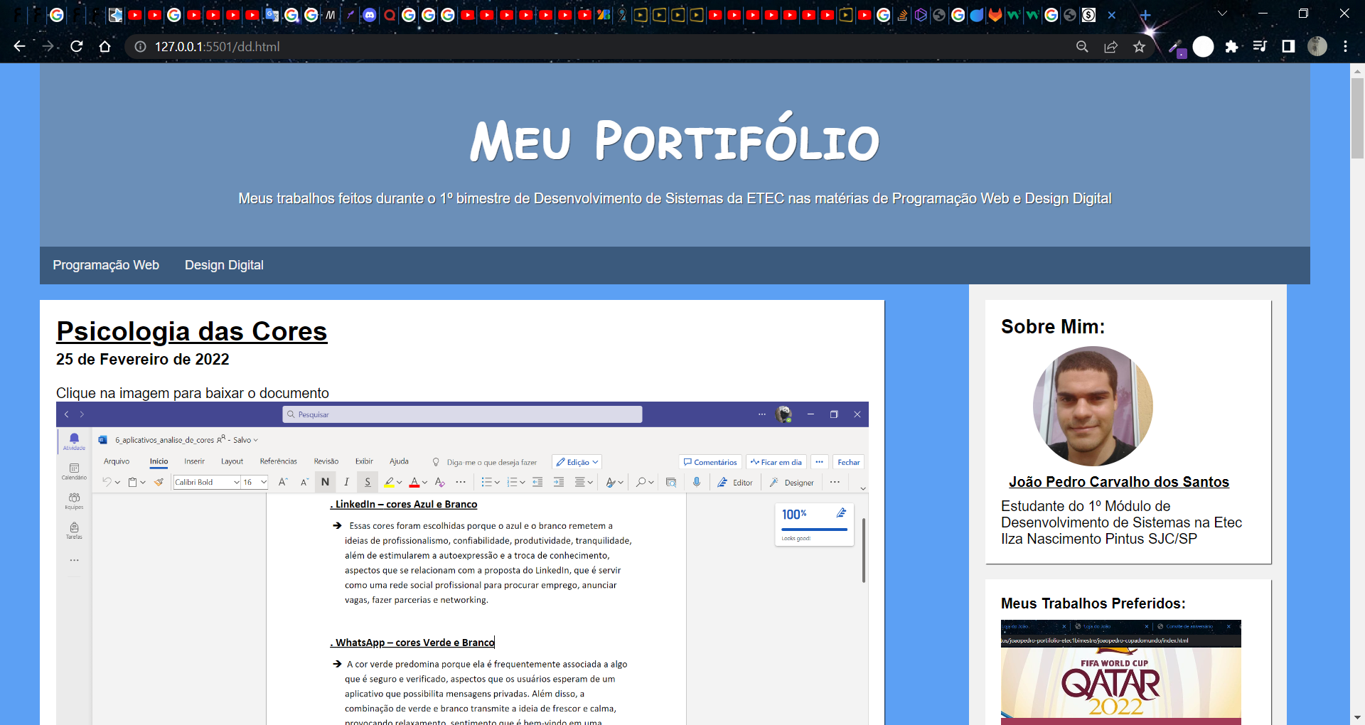 GitHub - JohnPetros/Portifolio-Primeiro_Bimestre-ETEC: Meus trabalhos feitos durante o primeiro ...