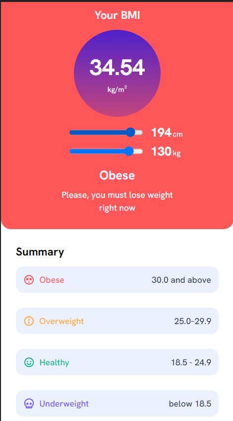 GitHub - JohnPetros/bmi-calculator: BMI Calculator