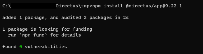 No matching version found for @directus/app@9.22.1. · Issue #16950 · directus/directus · GitHub