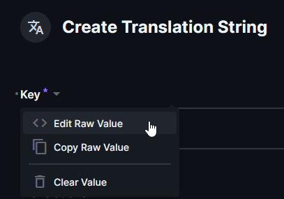 At symbol (@) char can't be added as a translation string in the placeholder for the input text ...