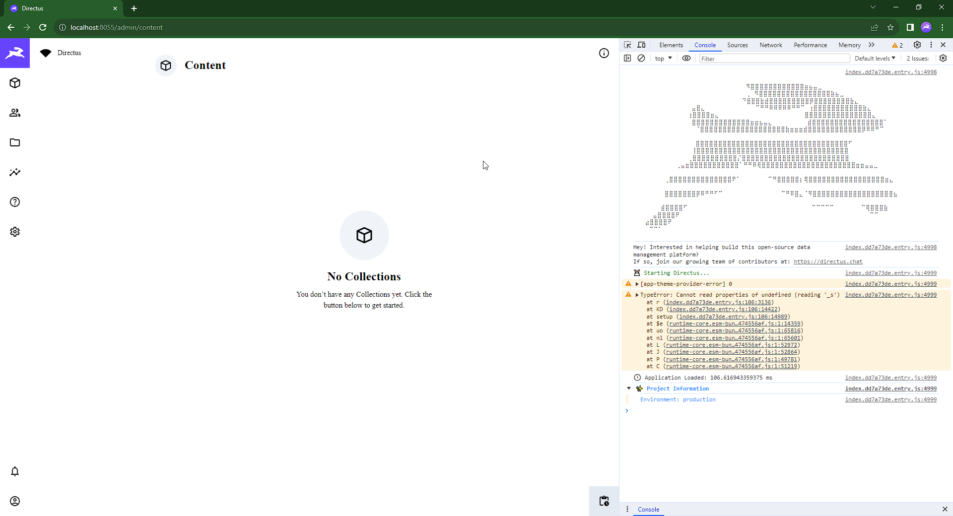 Theming error in production · Issue #20064 · directus/directus · GitHub