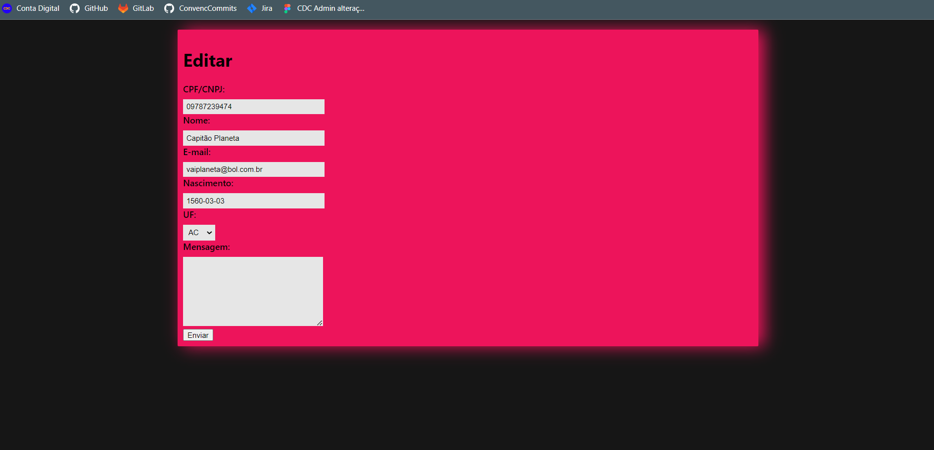 GitHub - SantosRodrigo89/Sistema-CRUD-PHP: Sistema CRUD em PHP puro GitHub - SantosRodrigo89/Sistema-CRUD-PHP: Sistema CRUD em PHP puro